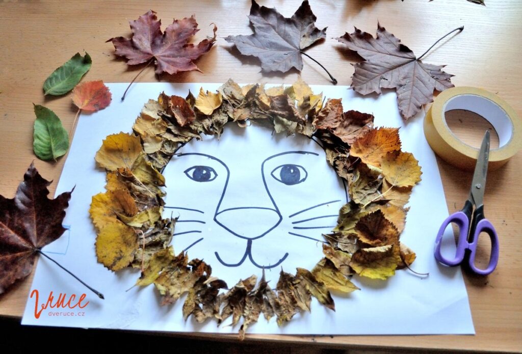Lev z podzimního listí - Dvě ruce a hlava plná nápadů